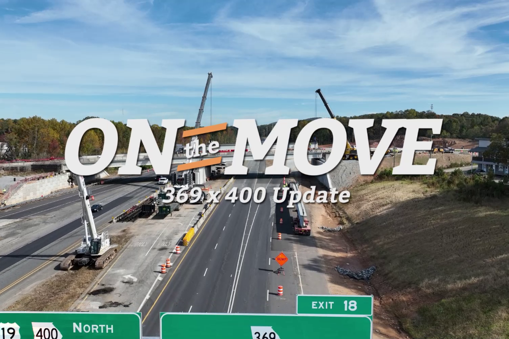 News | VIDEO: See the Latest Progress on the Exit 18 Bridge and SR 369 ...