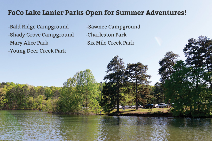News | County-Operated Lake Lanier Parks and Campgrounds Open for Summer