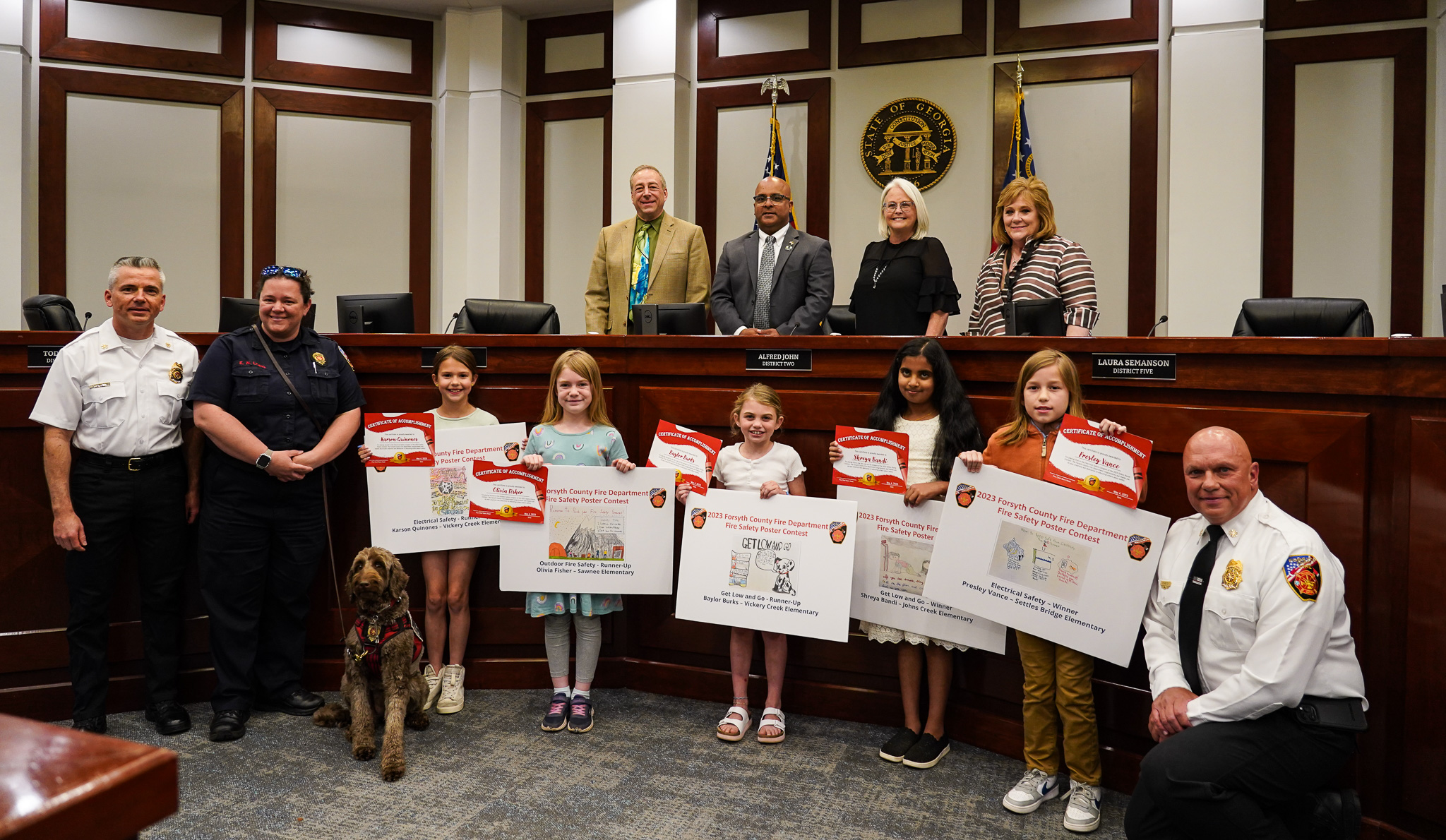News | Board of Commissioners Congratulate Winners of Fire Department’s ...